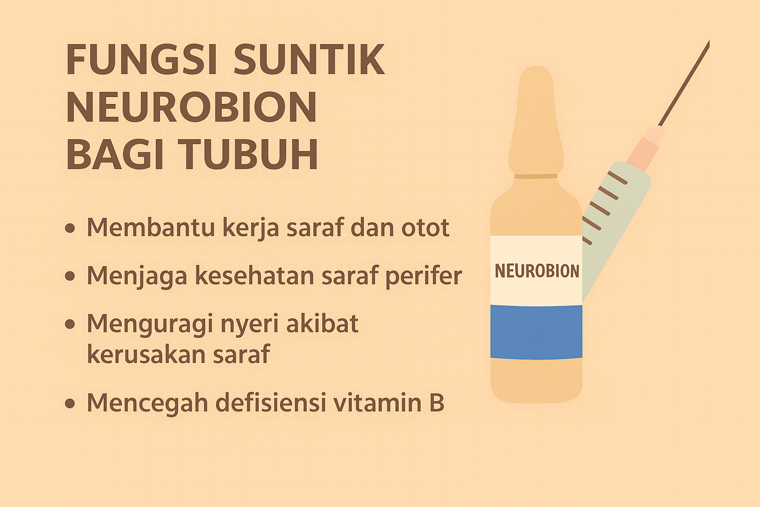 Fungsi Suntik Neurobion Bagi Tubuh Apakah Benar Bisa Hilangkan Pegal ...